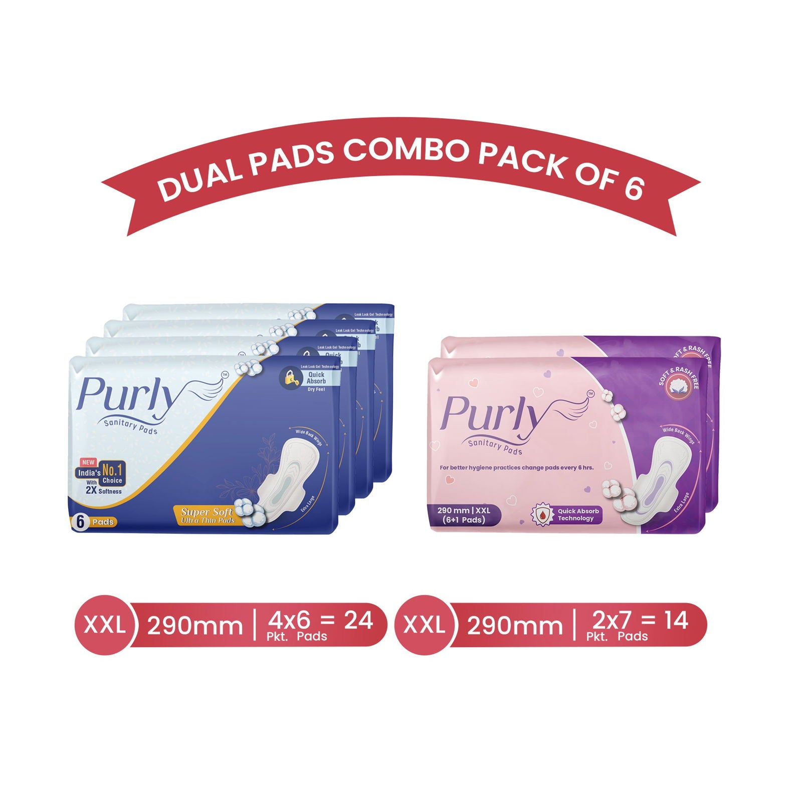 Purly Care: Sanitary Pads at 35% Off